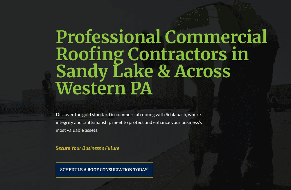 Sandy Lake & Western PA Roofer - Schlabach Commercial Roofing